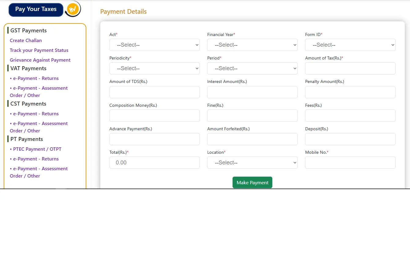 MAHAGST New PT Payment Link – Step-by-Step Guide – The Compliance Journal